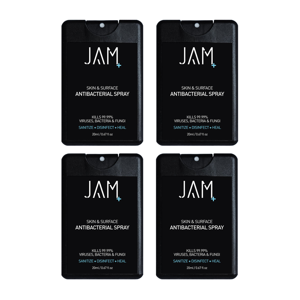 Skin & Surface Antibacterial Pocket Spray Bundle (20mlx4) – jamhocl